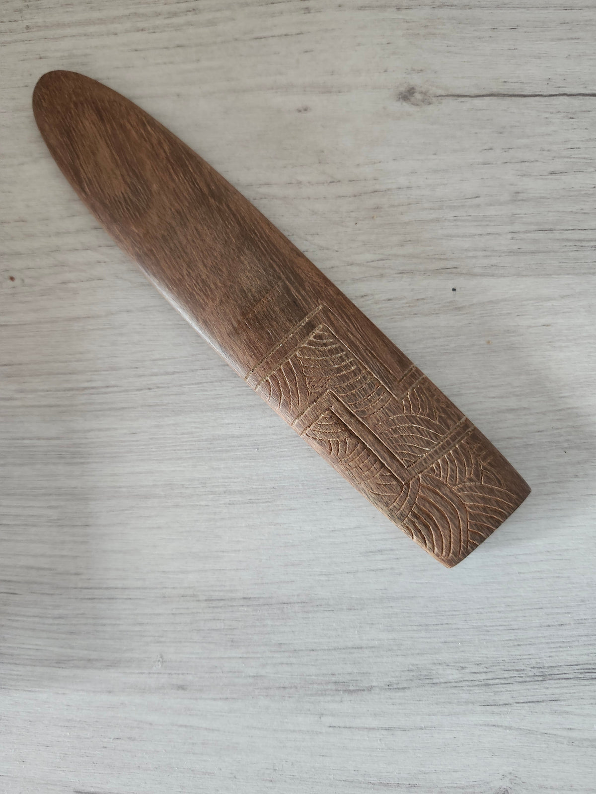 Wooden Bone Folder Engraved | handmadehappinessnepal